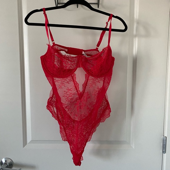 Victorias Secret Intimates And Sleepwear Victorias Secret Red Lingerie Poshmark